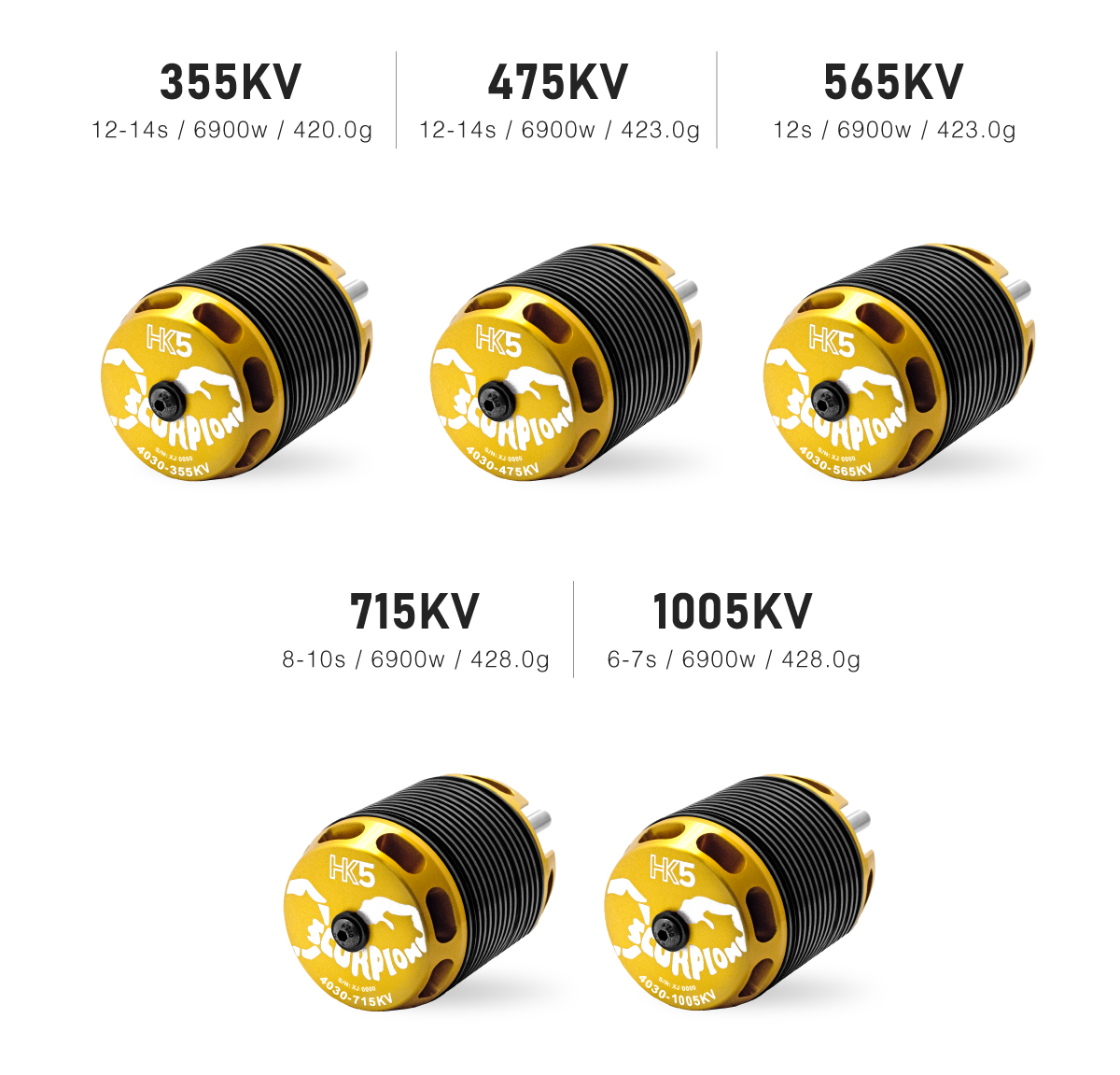Scorpion HK5-4030-565kv - Scorpion Power System