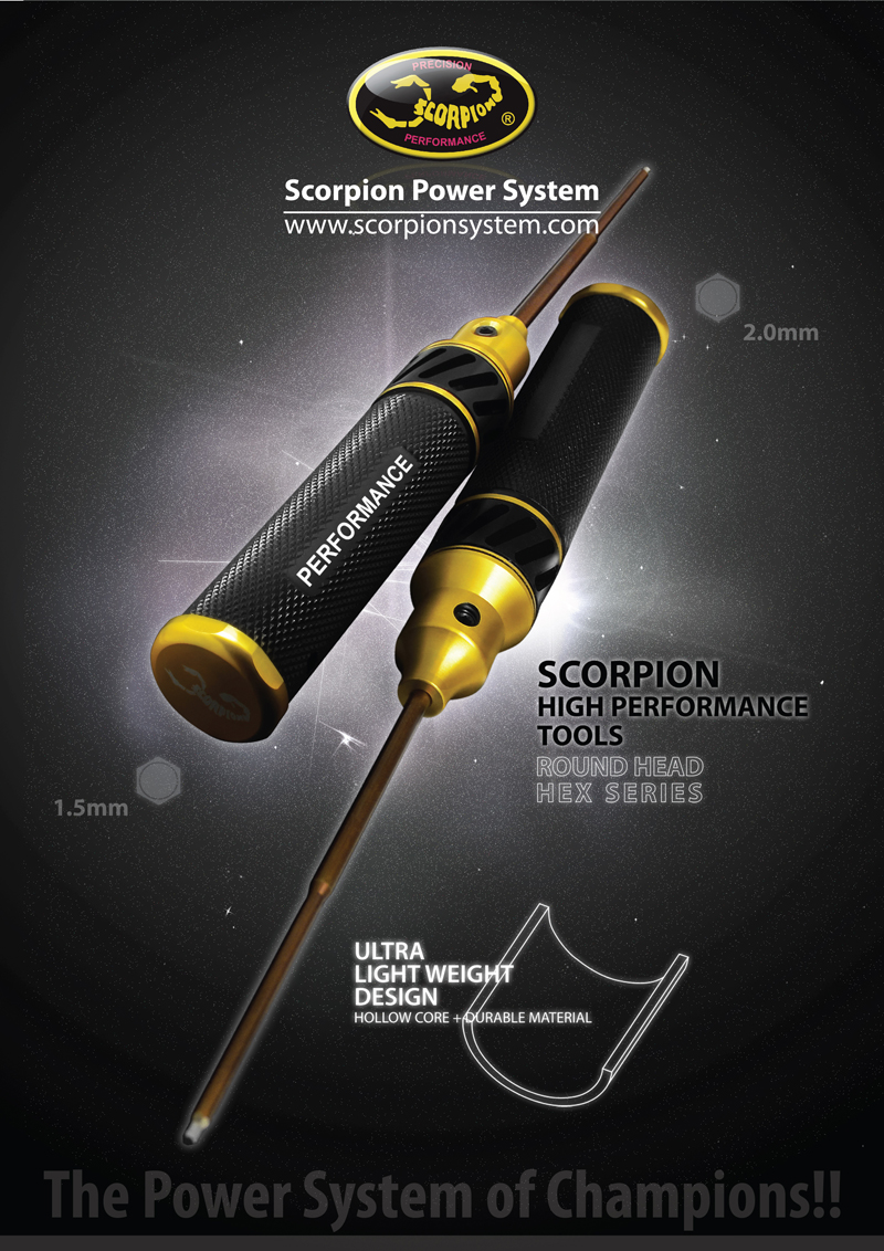 Additional!! Scorpion High Performance Tools Round Head Hex Driver ...