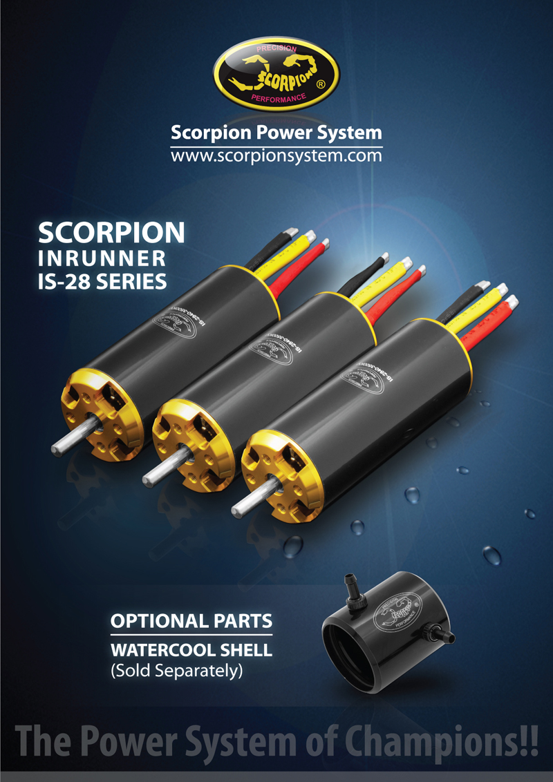 New Released!! IS-28 Series Motor (In-runner Series) - Scorpion Power ...