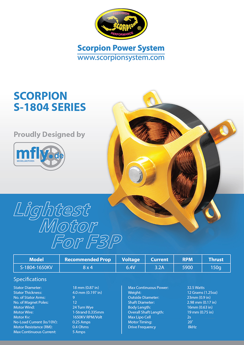 New Released!! Scorpion S-1804 series - Scorpion Power System